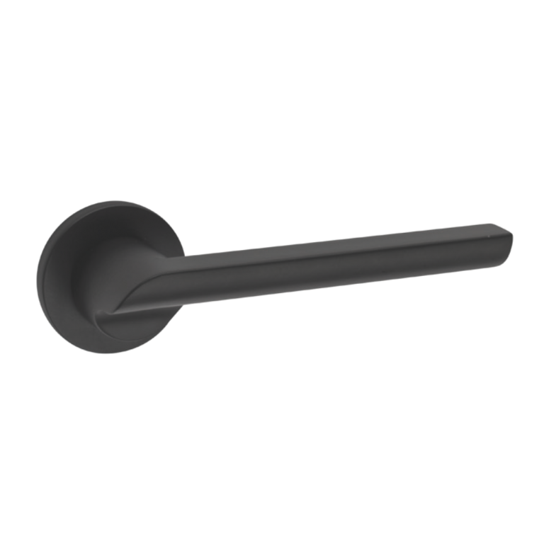 Mâner ușă Punto negru opac - Servisan - feronerie usi