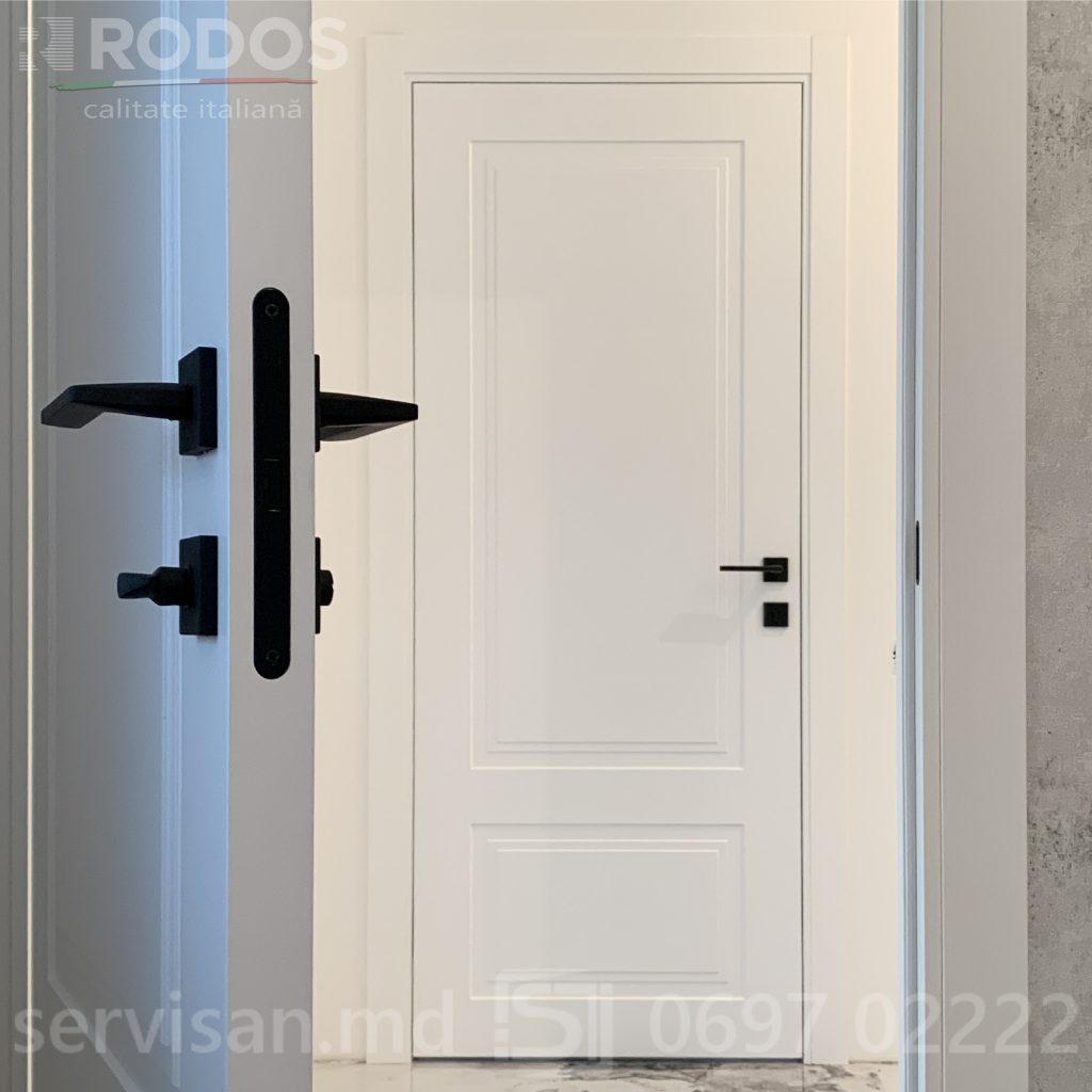Ușa de interior CORTES GALANT RODOS lemn vopsit, usi albe